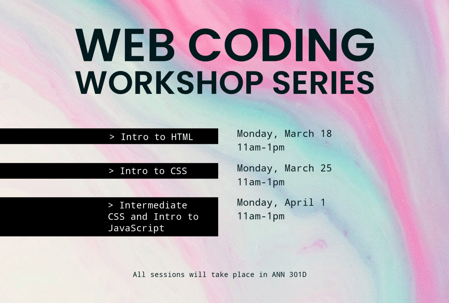 Web Coding Series (Spring 2024) - Annenberg Digital Lounge