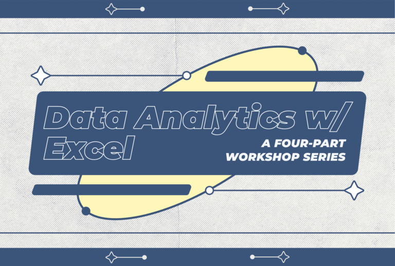Data Analysis with Excel Series - Annenberg Digital Lounge